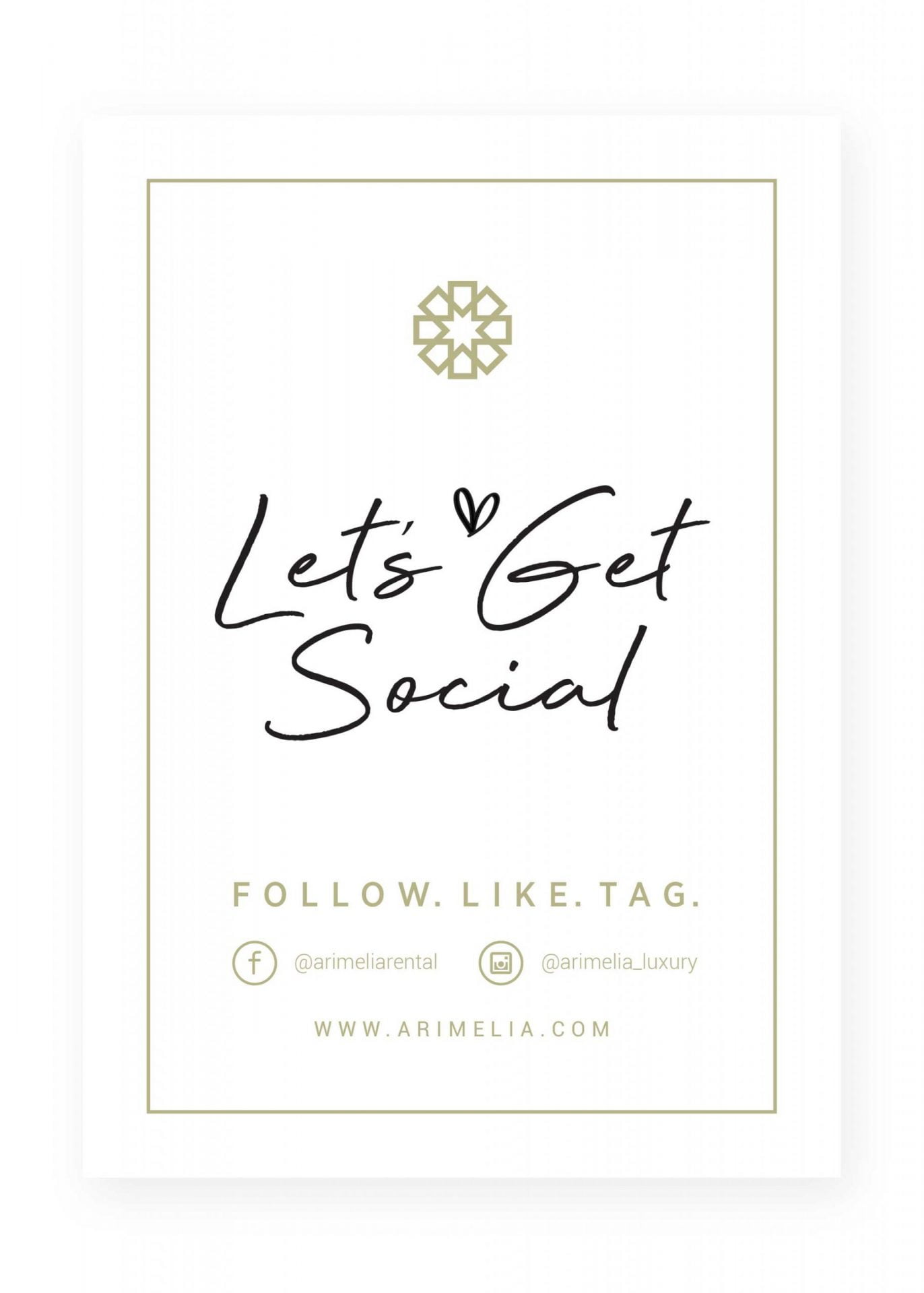 Welcome pack cards - A4, A5 format | We Design Marbella