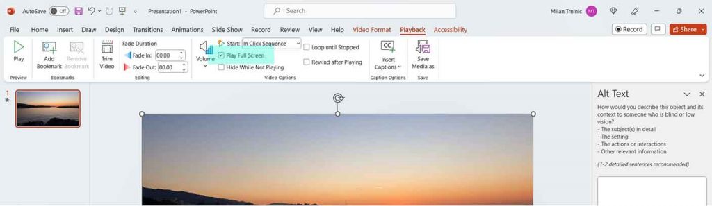 How to Play a Video in a PowerPoint Presentation Automatically (10 ...